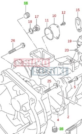 Suzuki Samurai Plug Oil Drain 09246-16010 - Sumo Suzuki Webá